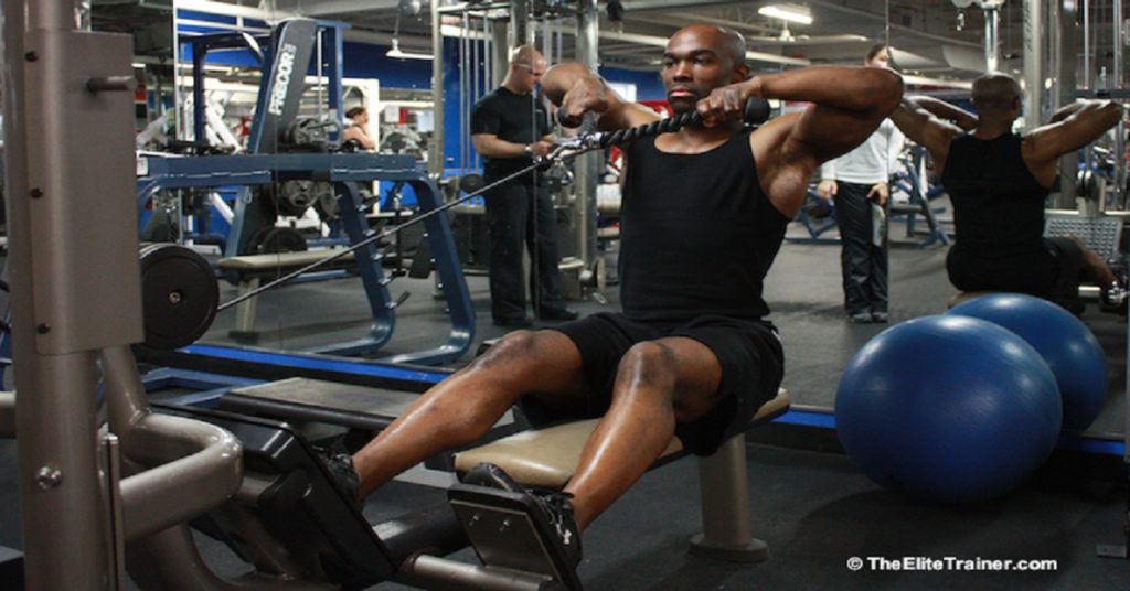 Seated Rope Row to Neck - The Elite Trainer